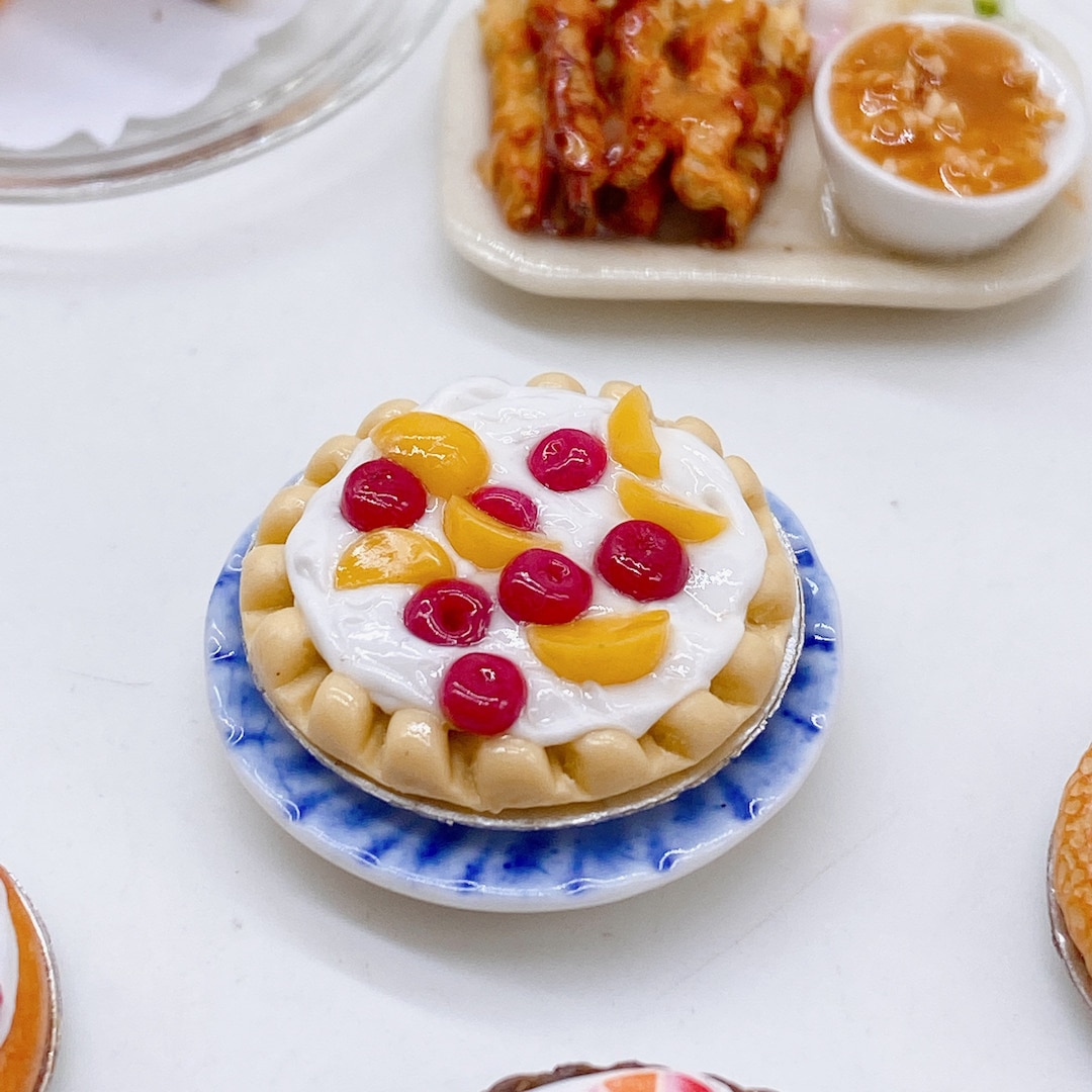 Miniature Fake Tart, Miniature Fake Food, Miniature Bakery, Miniature ...