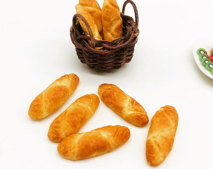 10 Pieces Miniature Bread,miniature Bakery,miniature Sweet,dolls and ...