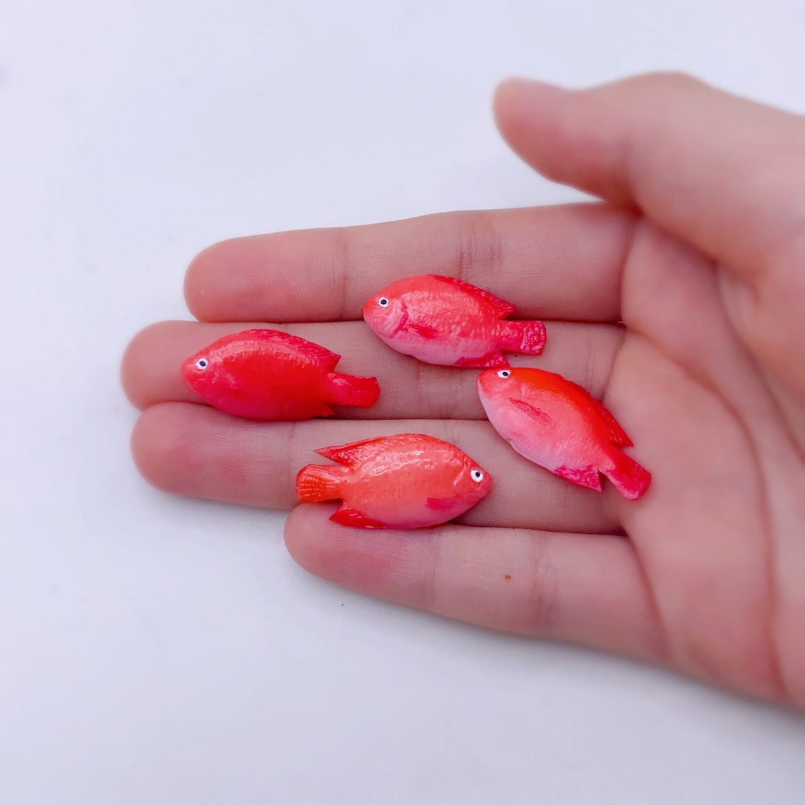 5 Pieces Miniature Fish Look Beautiful and Realistic for - Etsy
