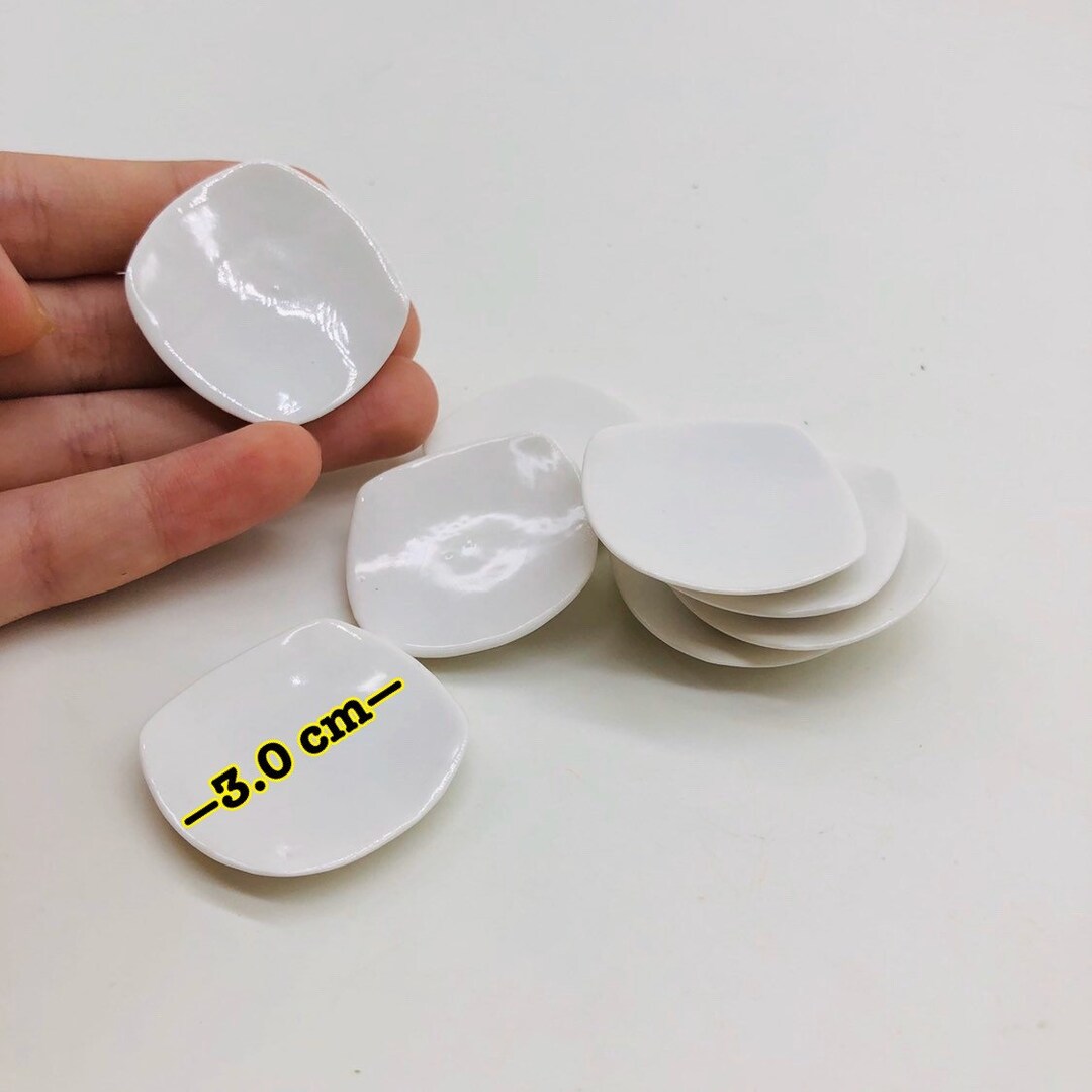 10 Pieces Miniature Ceramic Plate Decorate for Doll - Etsy