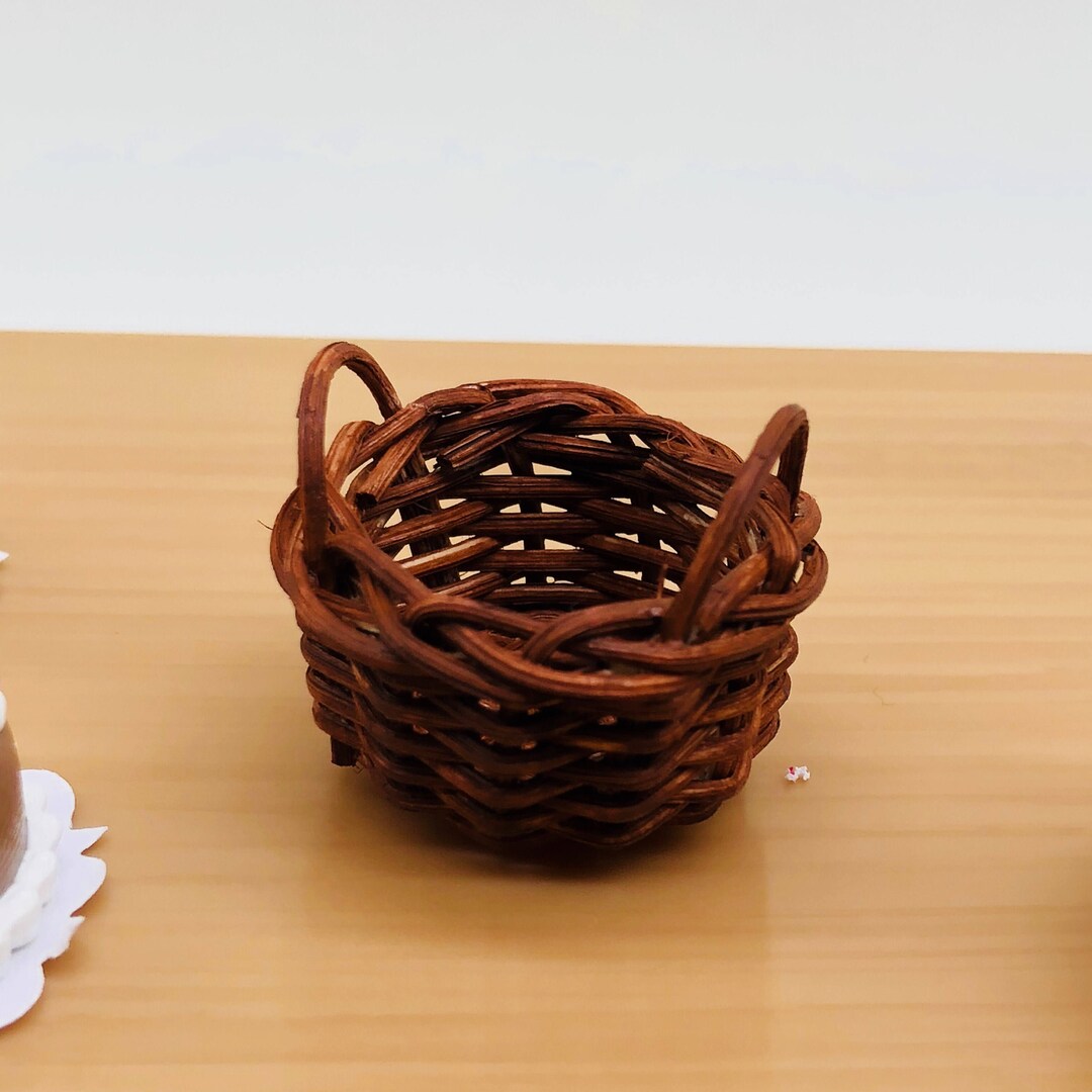 3 Pieces Miniature Wicker Miniature Basket Miniature - Etsy