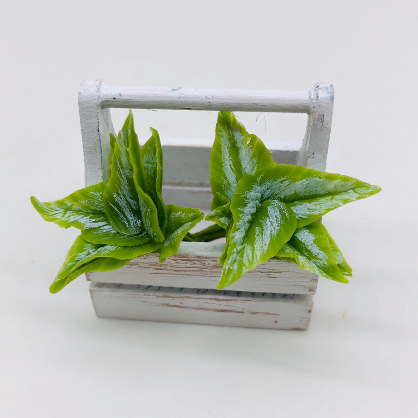 2 Pieces Miniature Plants Clay Polymer Miniature Decorate for - Etsy