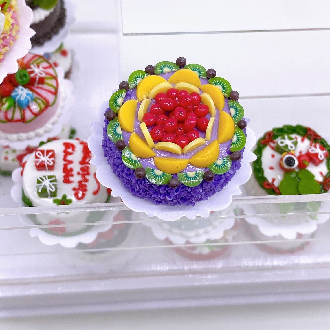 Miniature Fake Cakeminiature Sweetdollhouse Cakedolls and - Etsy