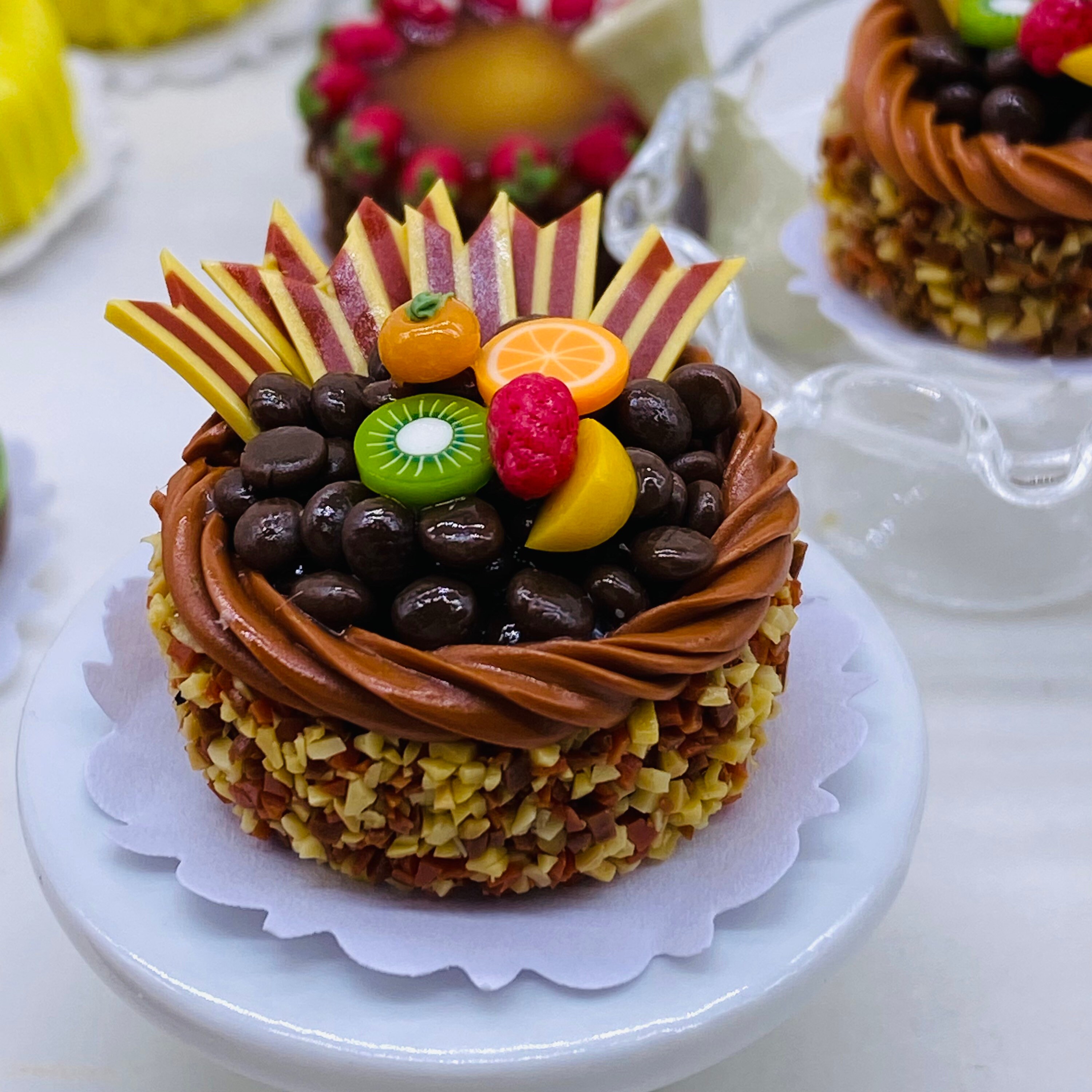 Miniature Cake Miniature Fake Food Miniature Sweet | Etsy