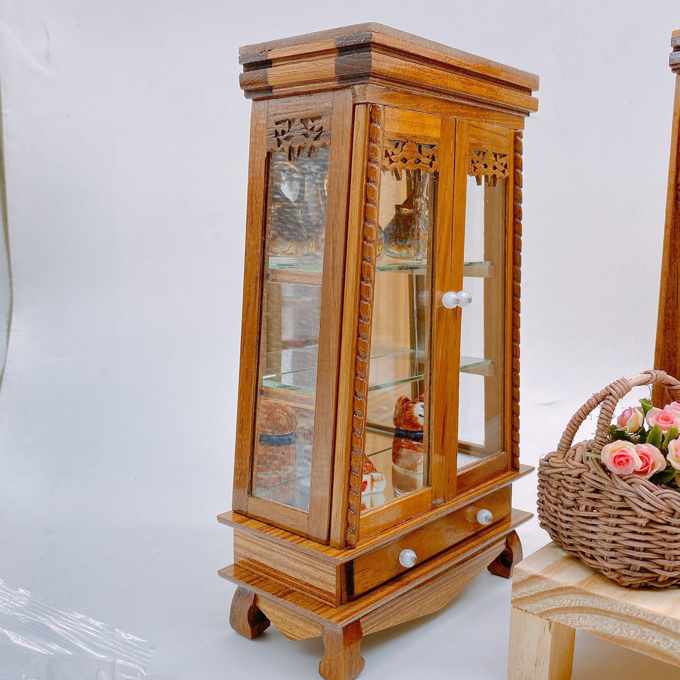 Miniature Showcase Miniature Decorate for Doll and | Etsy