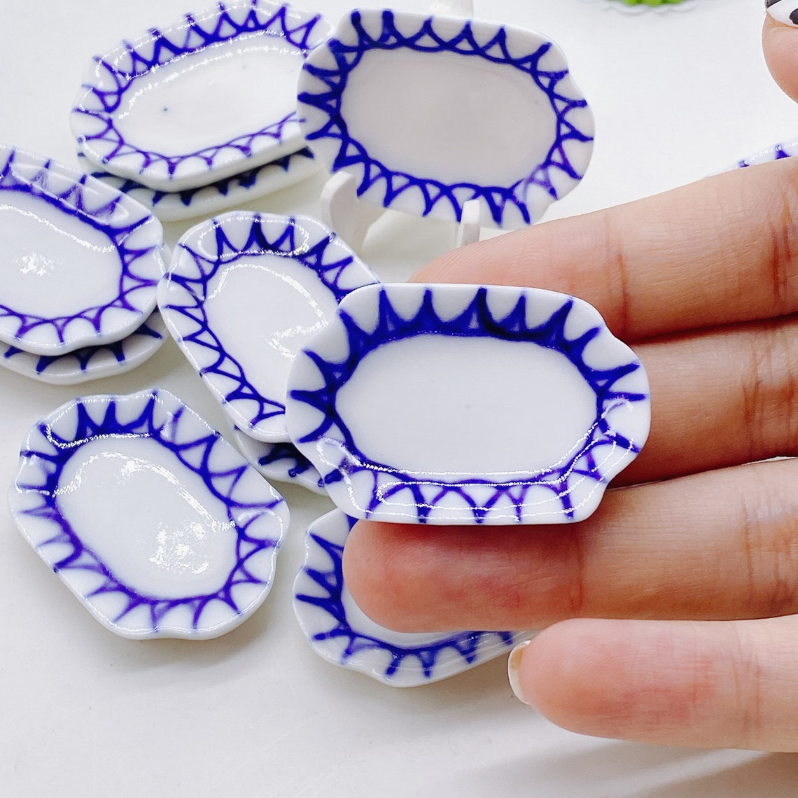 10 Pieces Miniature Tray miniature Plate Miniature | Etsy