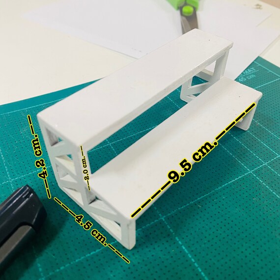 Miniature Wooden Stand Showcase Fairy Garden Decorate for | Etsy