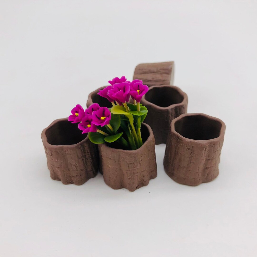 10 Pieces Miniature Pot,miniature Dollhouse Fairy Garden,miniature ...