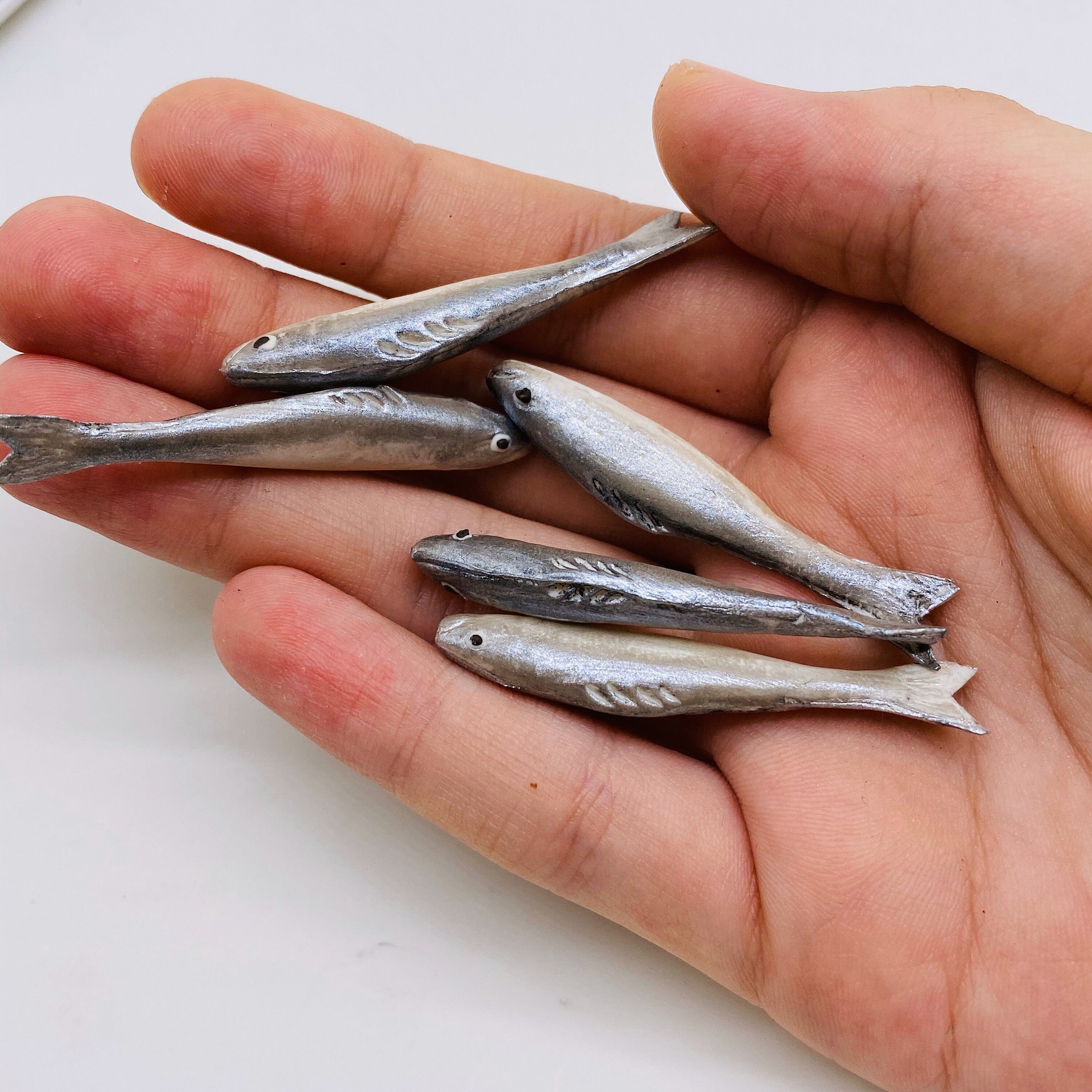 5 Pieces Miniature Fish Look Beautiful and Realistic for Garden House 1 ...