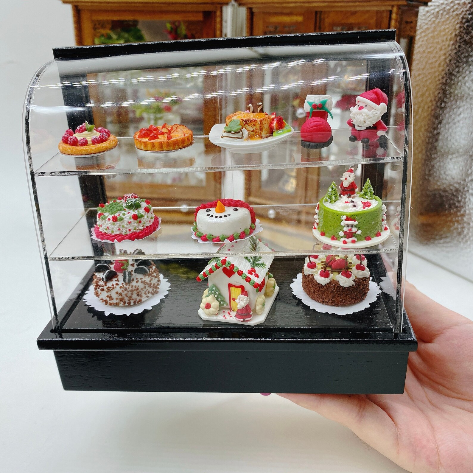 Miniature Showcase Decorate for Dollhouseminiature Bekery - Etsy