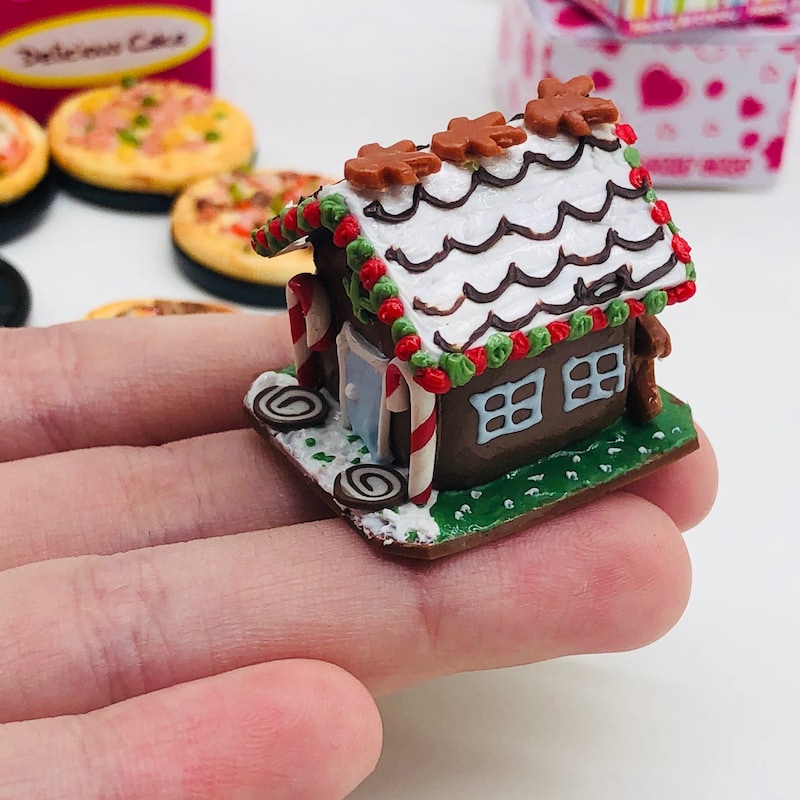 Miniature Gingerbread House - Etsy