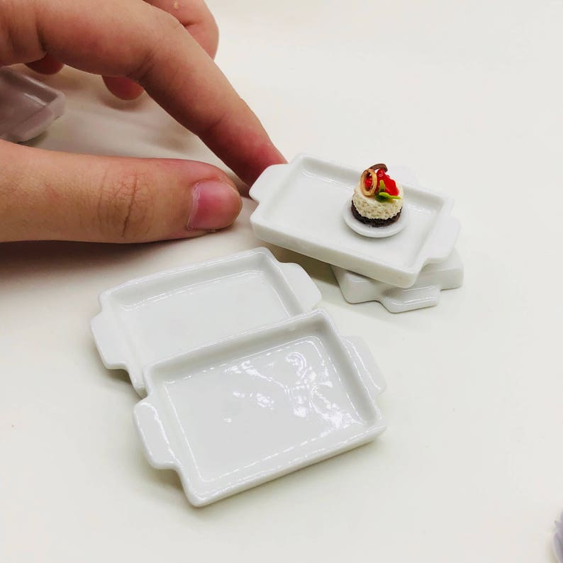 10 Pieces Miniature Tray miniature Plate Miniature - Etsy