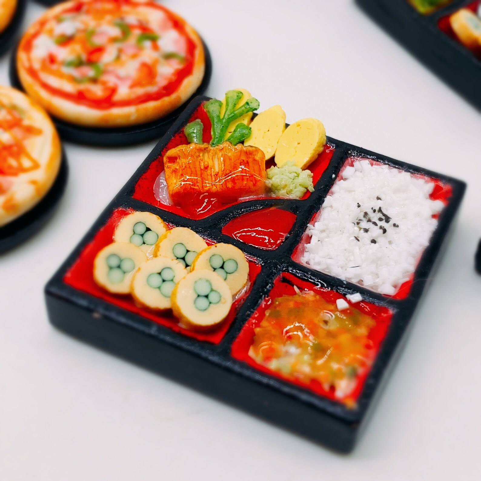 Miniature Japan Food Set Bento Miniature Food Miniature - Etsy