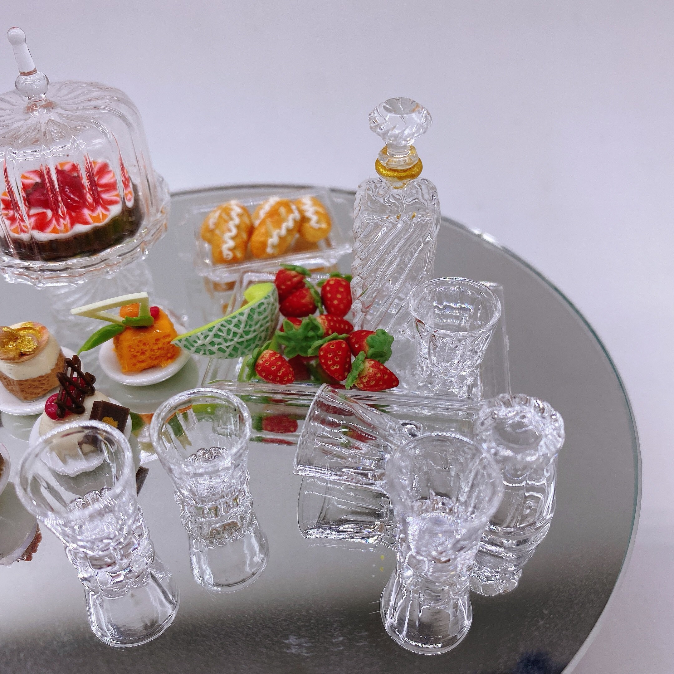 10 Pieces Miniature Glass Whisky Made From Glasses Miniature - Etsy