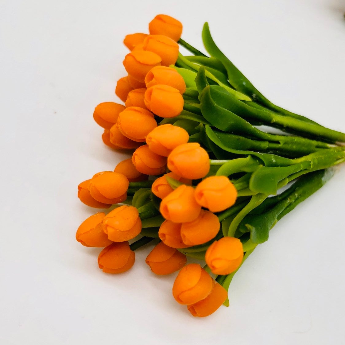 5 Bundles Miniature Tulip Orange Color Miniature Garden | Etsy