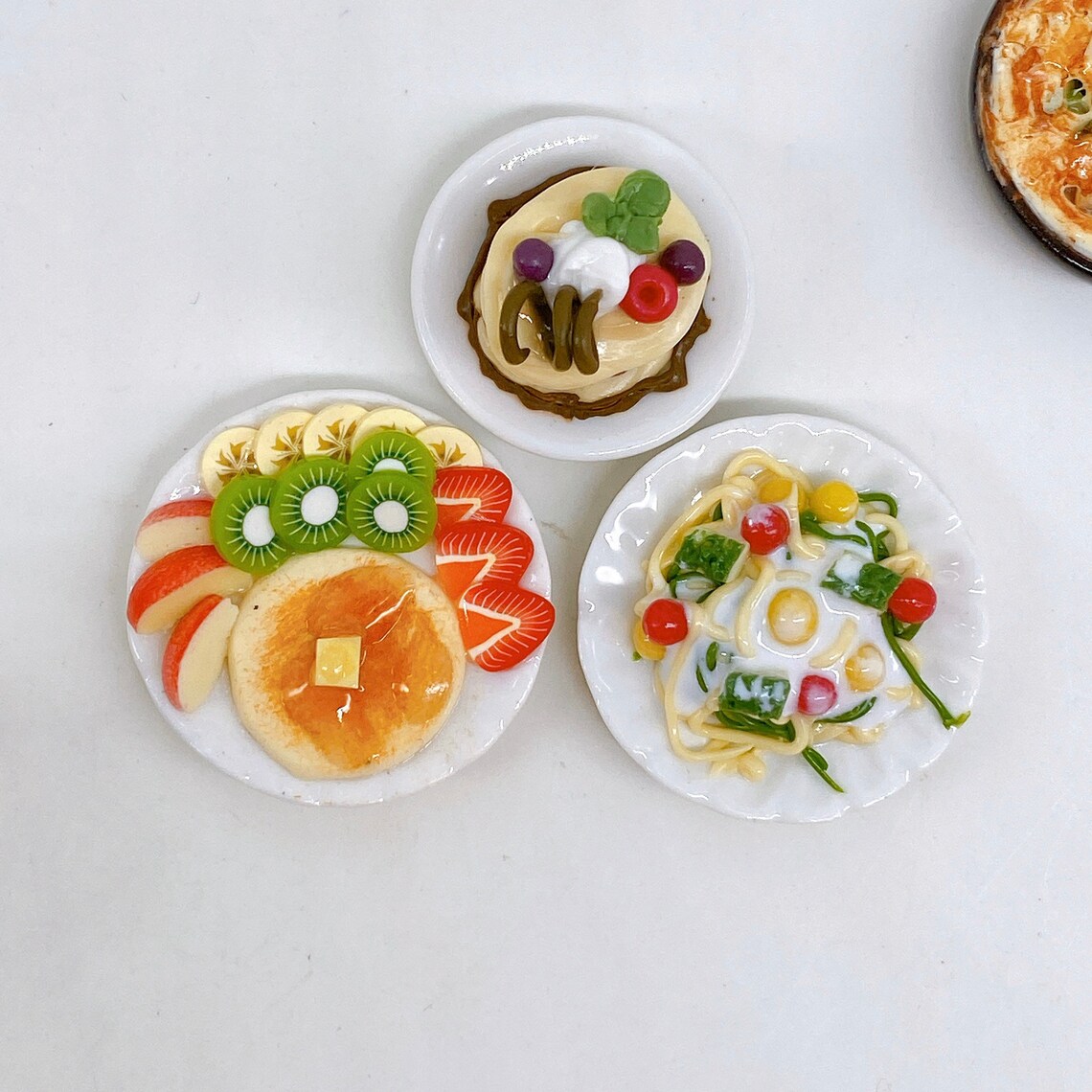 3 Pieces Miniature Fake Food and Desserts Miniature Food | Etsy