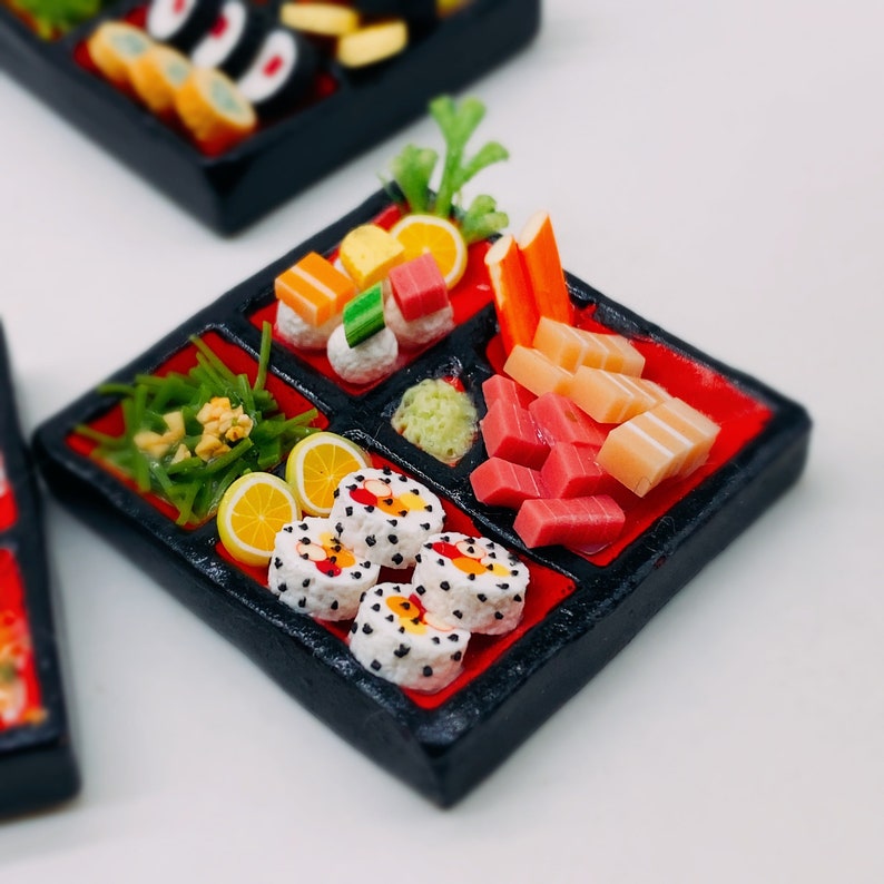 Miniature Japan Food Set Bento Miniature Food Miniature - Etsy