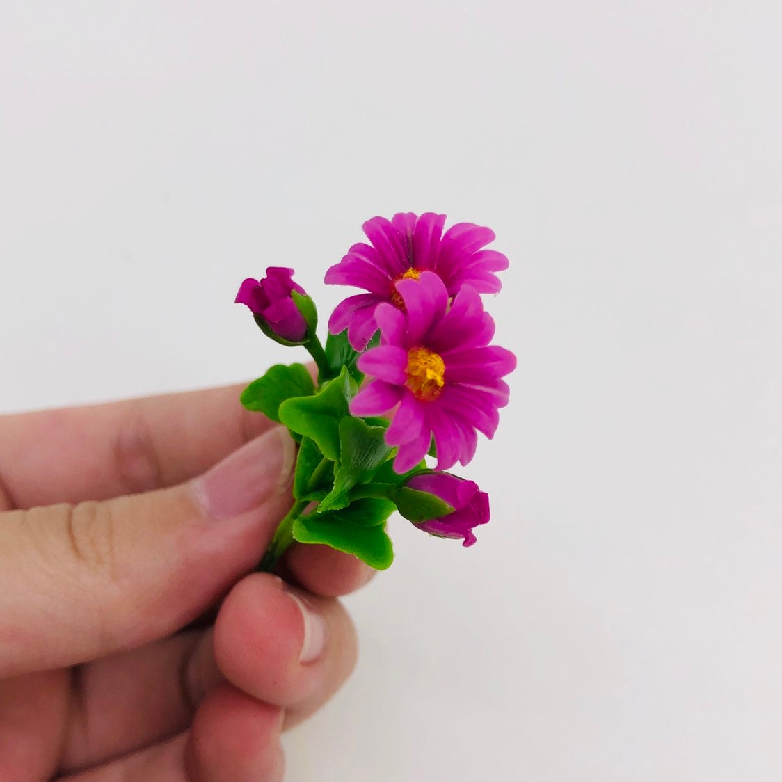 5 piezas flor en miniatura miniatura Garden Dollhouse | Etsy