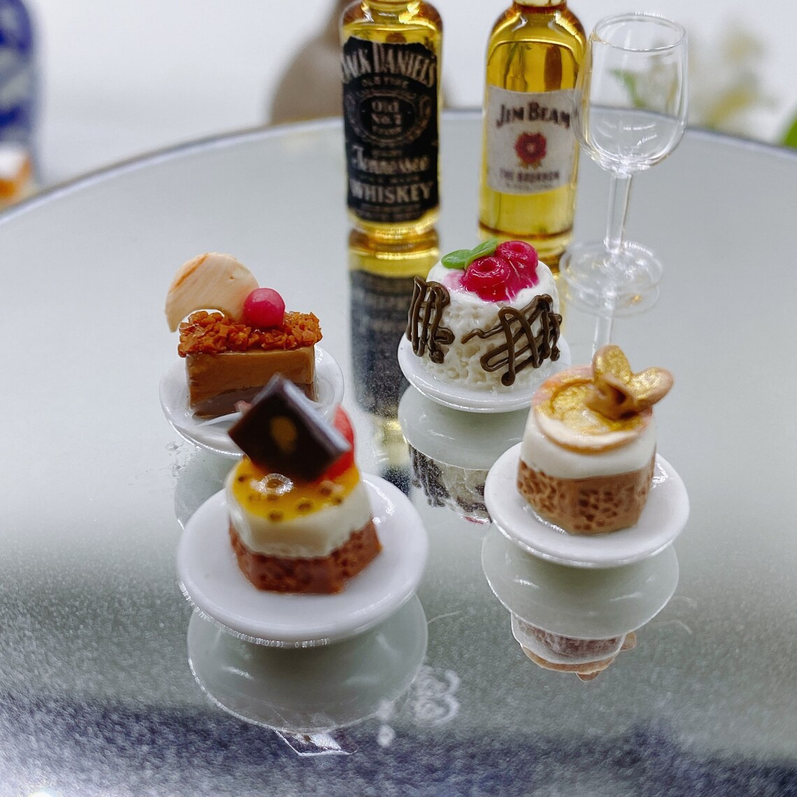 11 Pieces Miniature Mini Cake Mixed Pattern Miniature Cake - Etsy