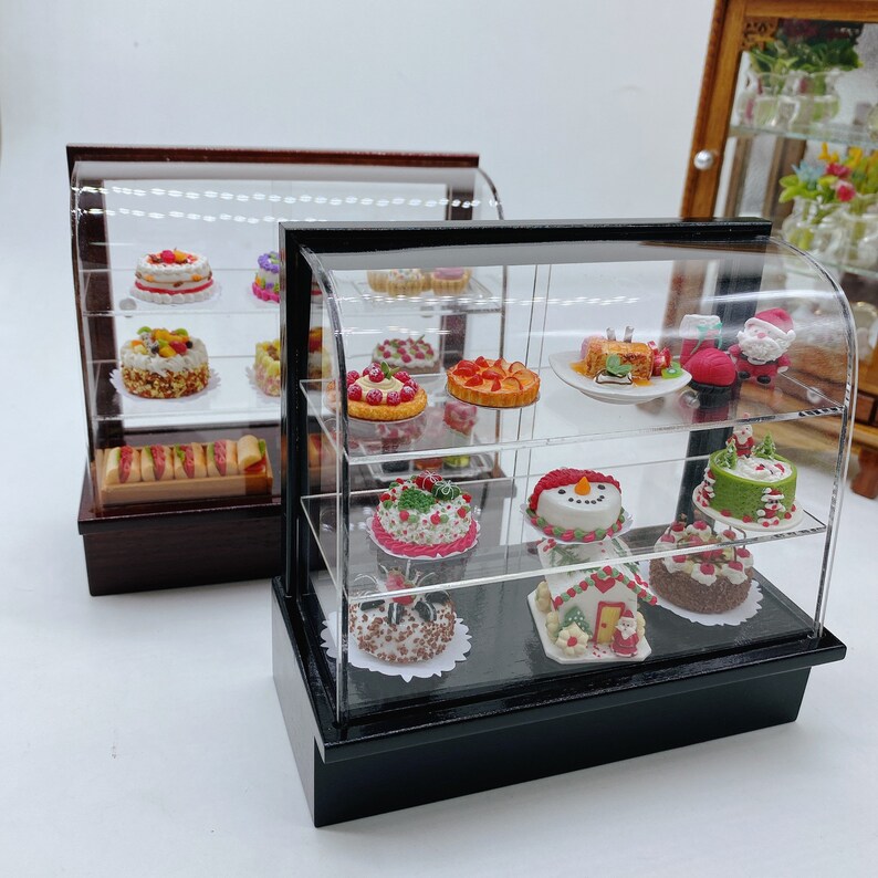 Miniature Showcase Decorate for Dollhouseminiature Bekery - Etsy