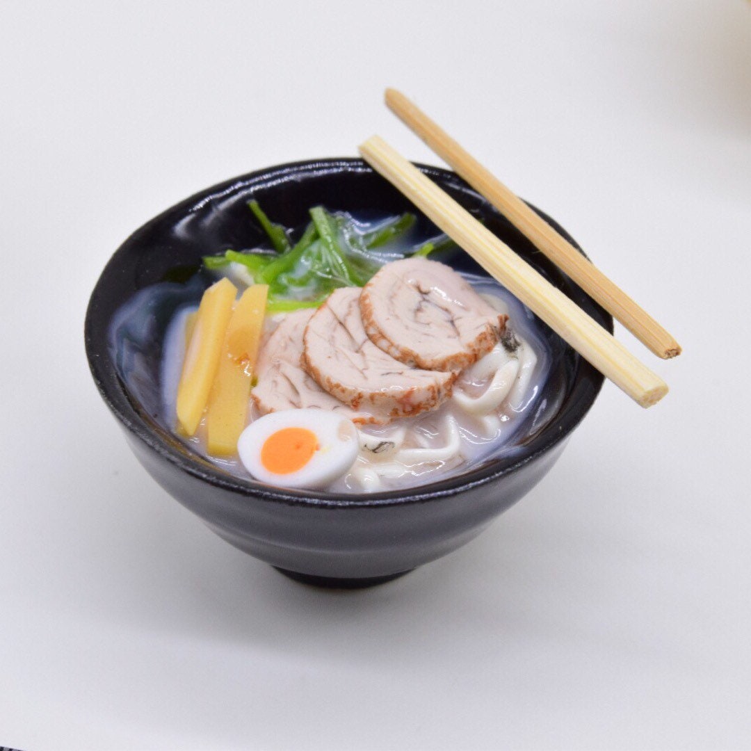 Miniature Ramen Bowl: Japanese Food Dollhouse Decor (25mm) - Etsy