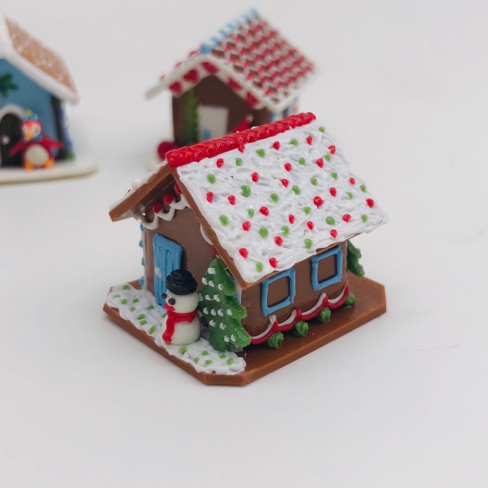 Miniature Gingerbread House 3dminiature Christmas | Etsy