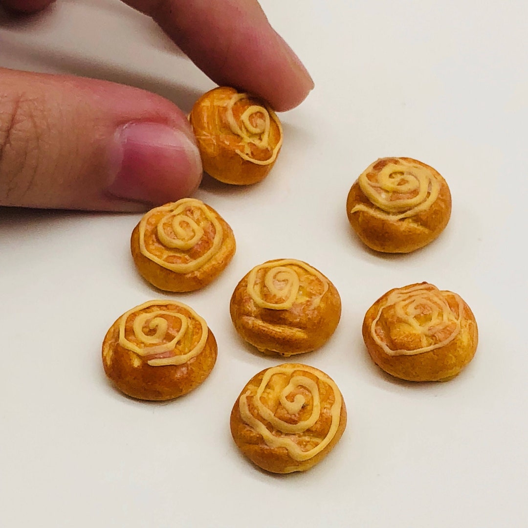 10 Pieces Miniature Bread,miniature Bakery,miniature Sweet,dolls and ...