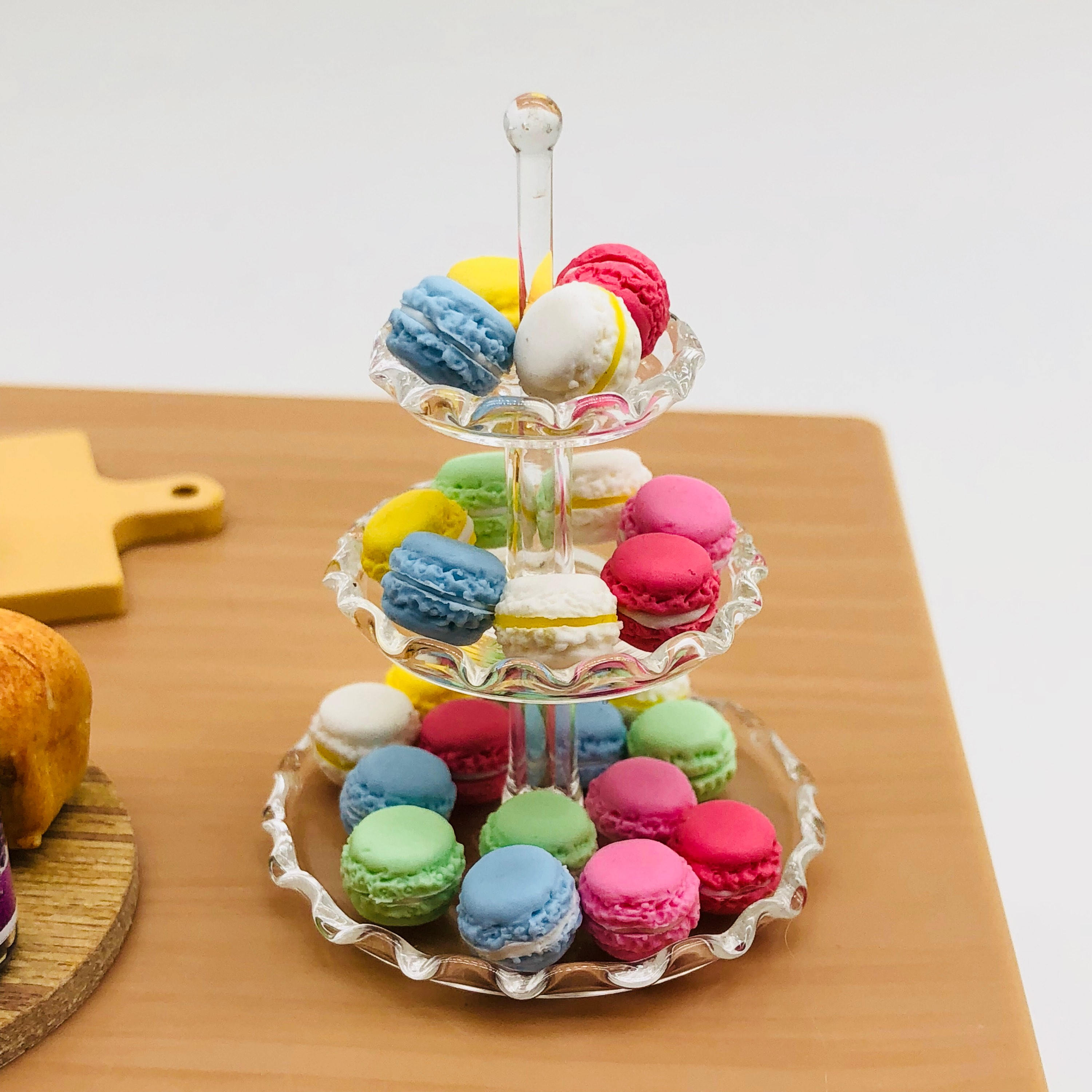 Miniature Macaroons Stand With Macaron 20 Pcs. for Doll's - Etsy