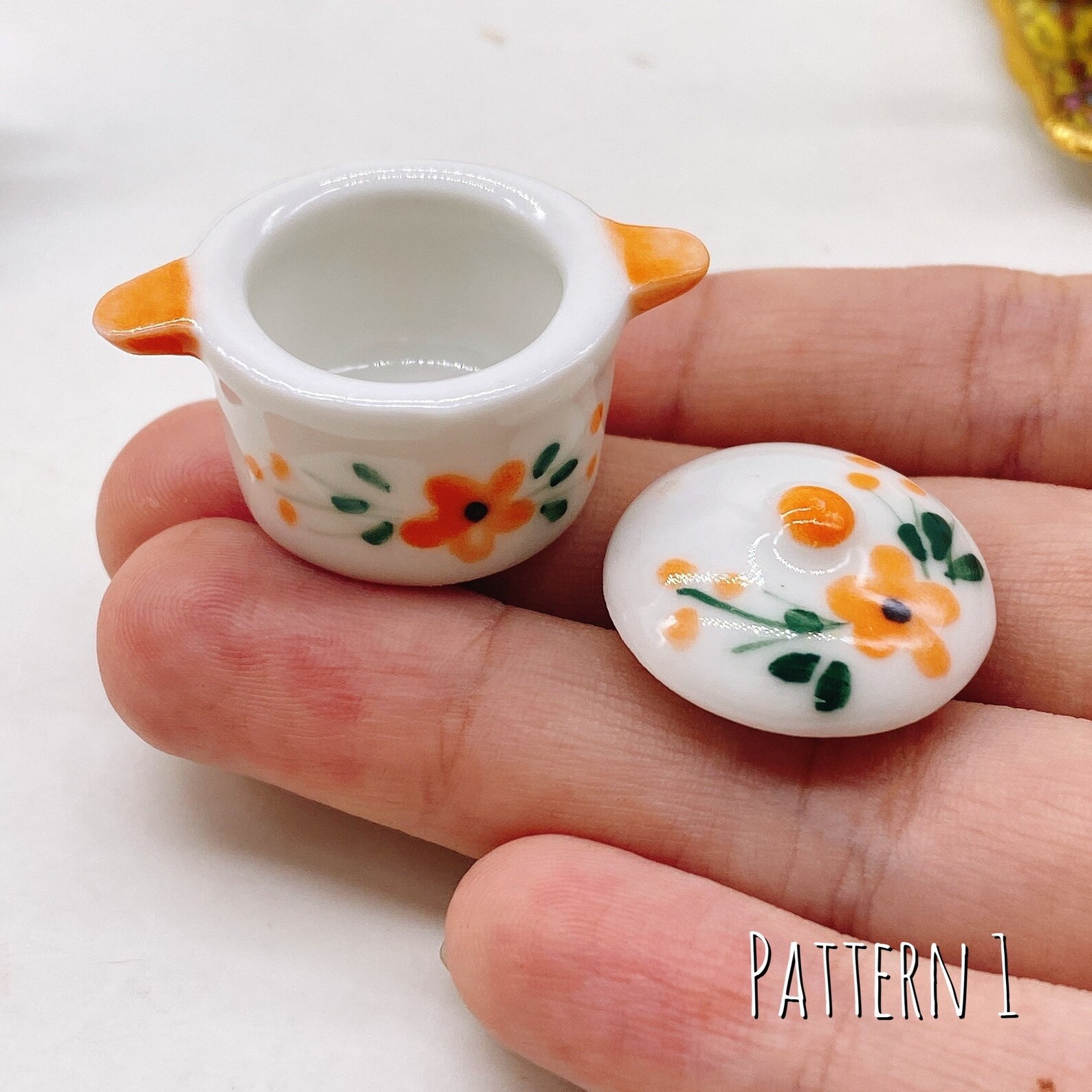 Miniature Ceramic Pot Miniature Ceramic Kitchen Miniature - Etsy
