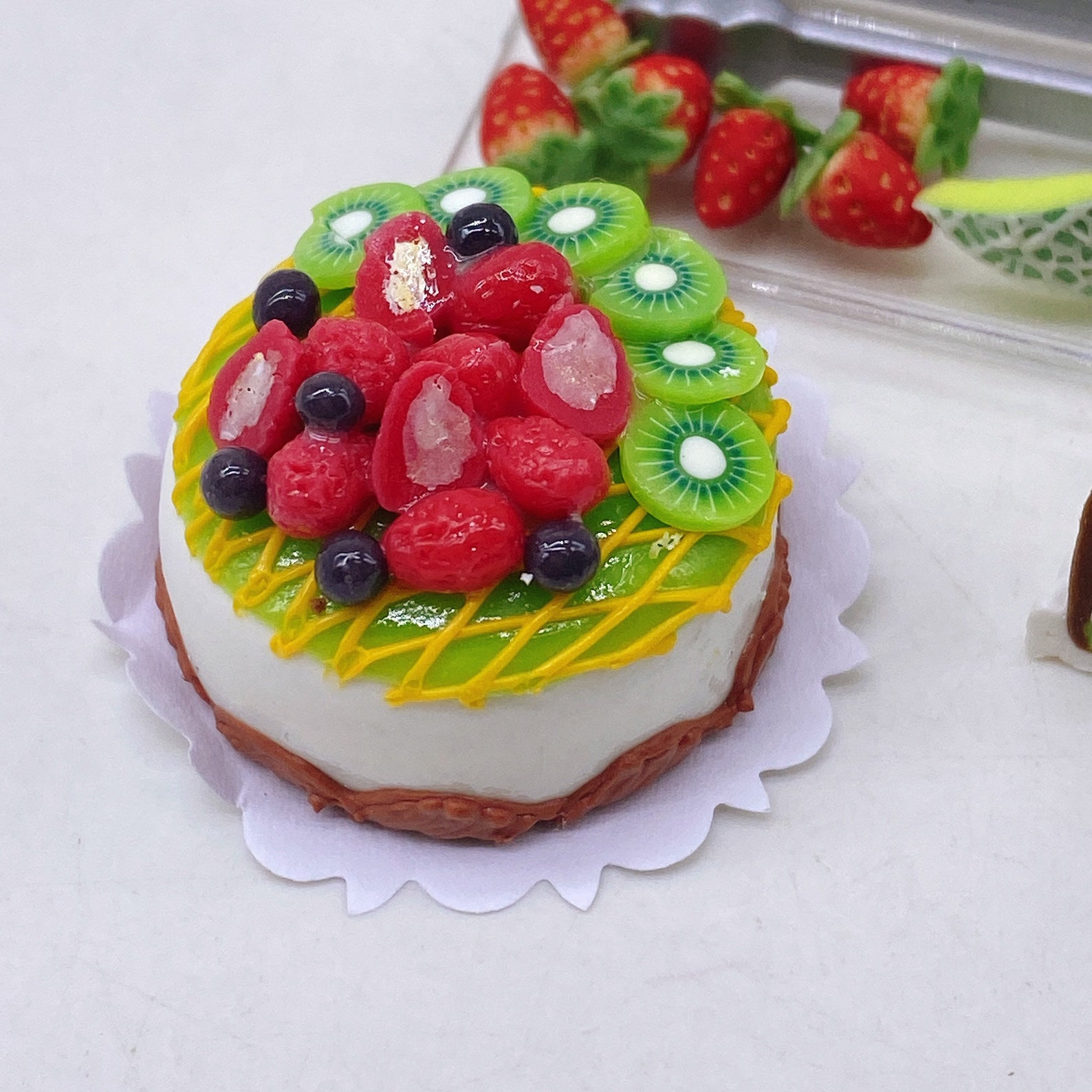 Miniature Cake and Sliced Cake Miniature Fake Cake Miniature - Etsy