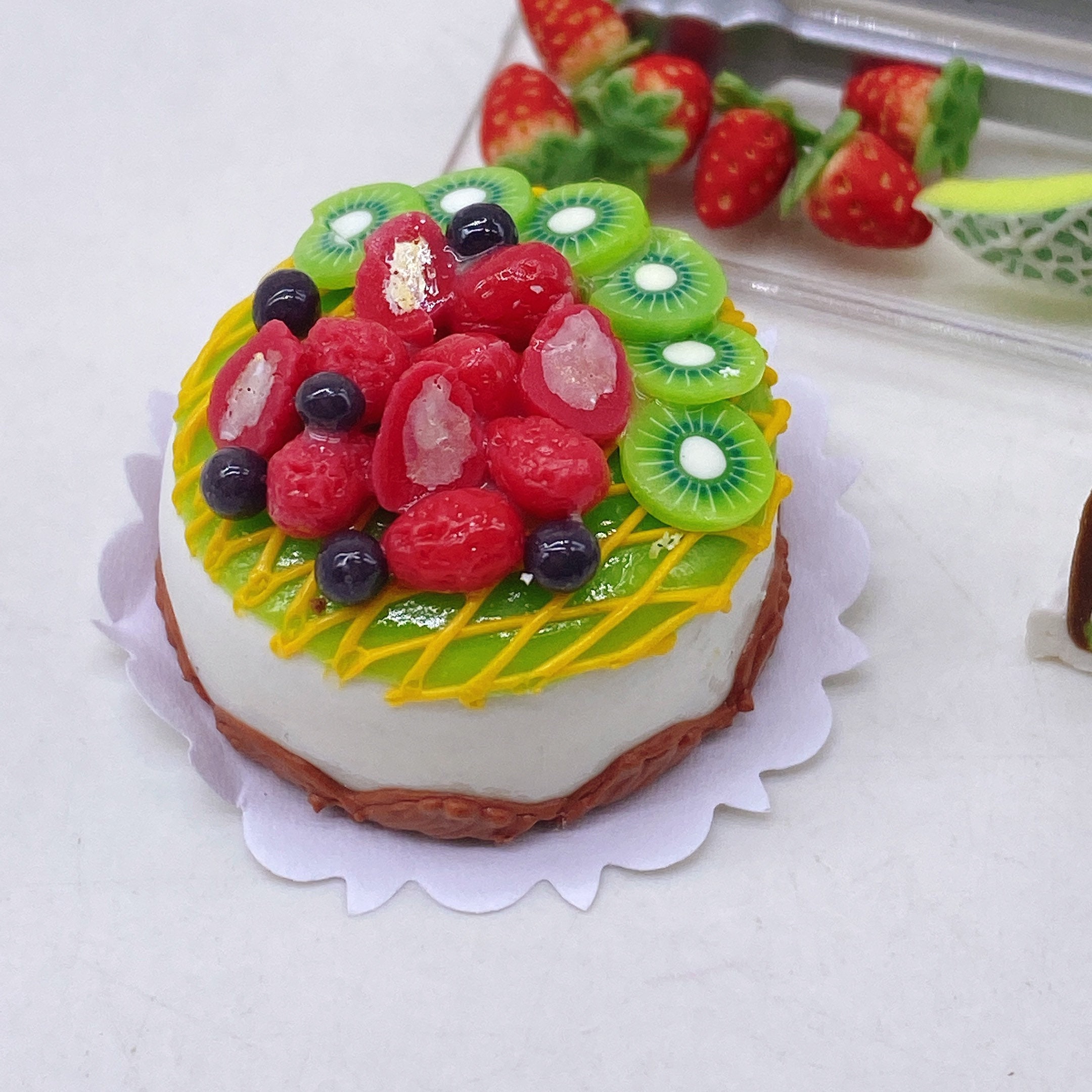 Miniature Cake and Sliced Cake Miniature Fake Cake Miniature - Etsy