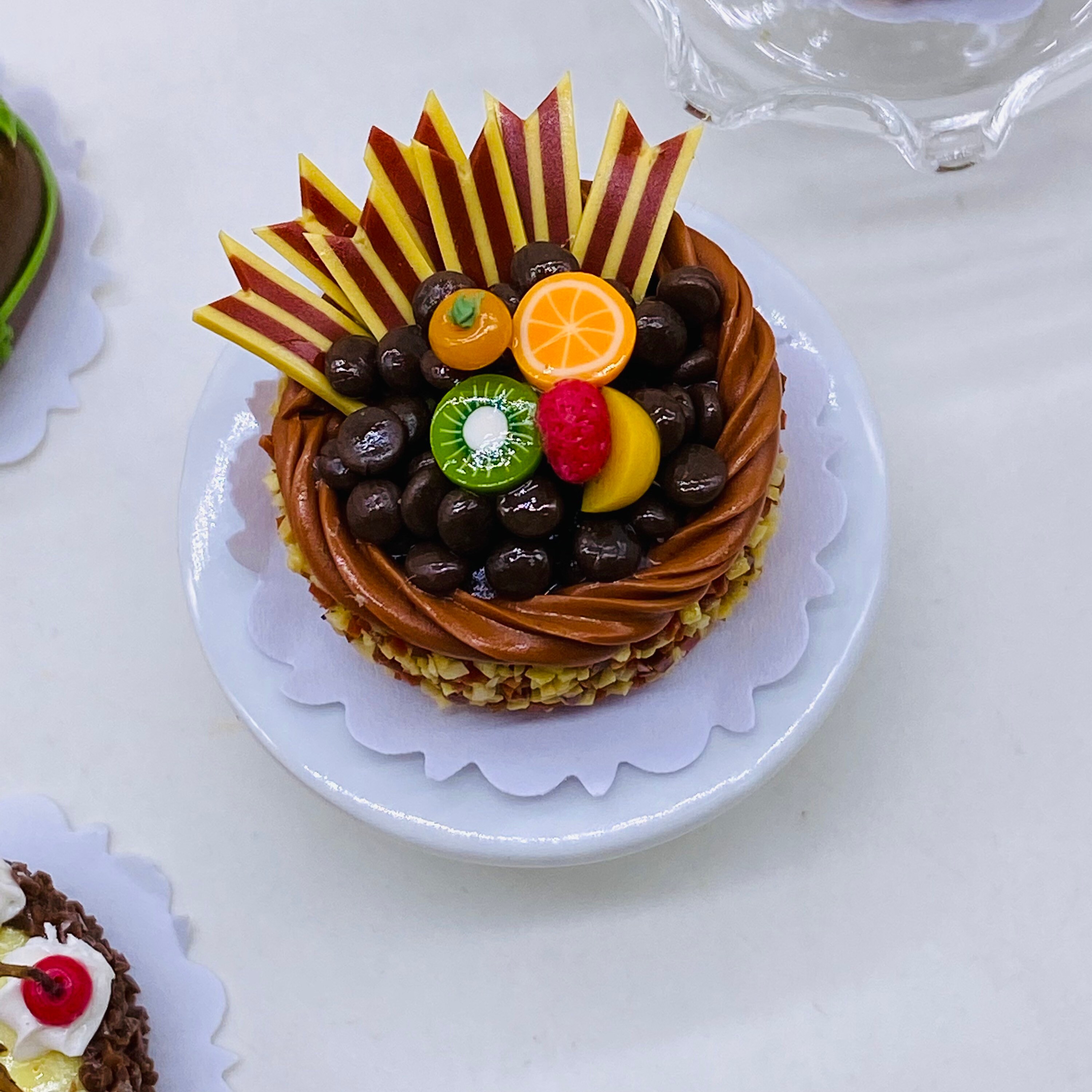 Miniature Cake Miniature Fake Food Miniature Sweet | Etsy