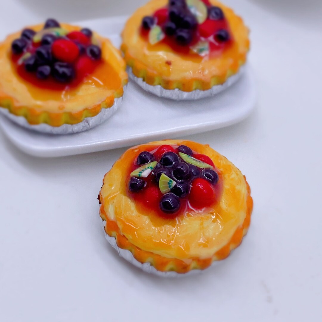 Miniature Fruit Tart, Miniature Fake Food, Miniature Bakery, Miniature ...