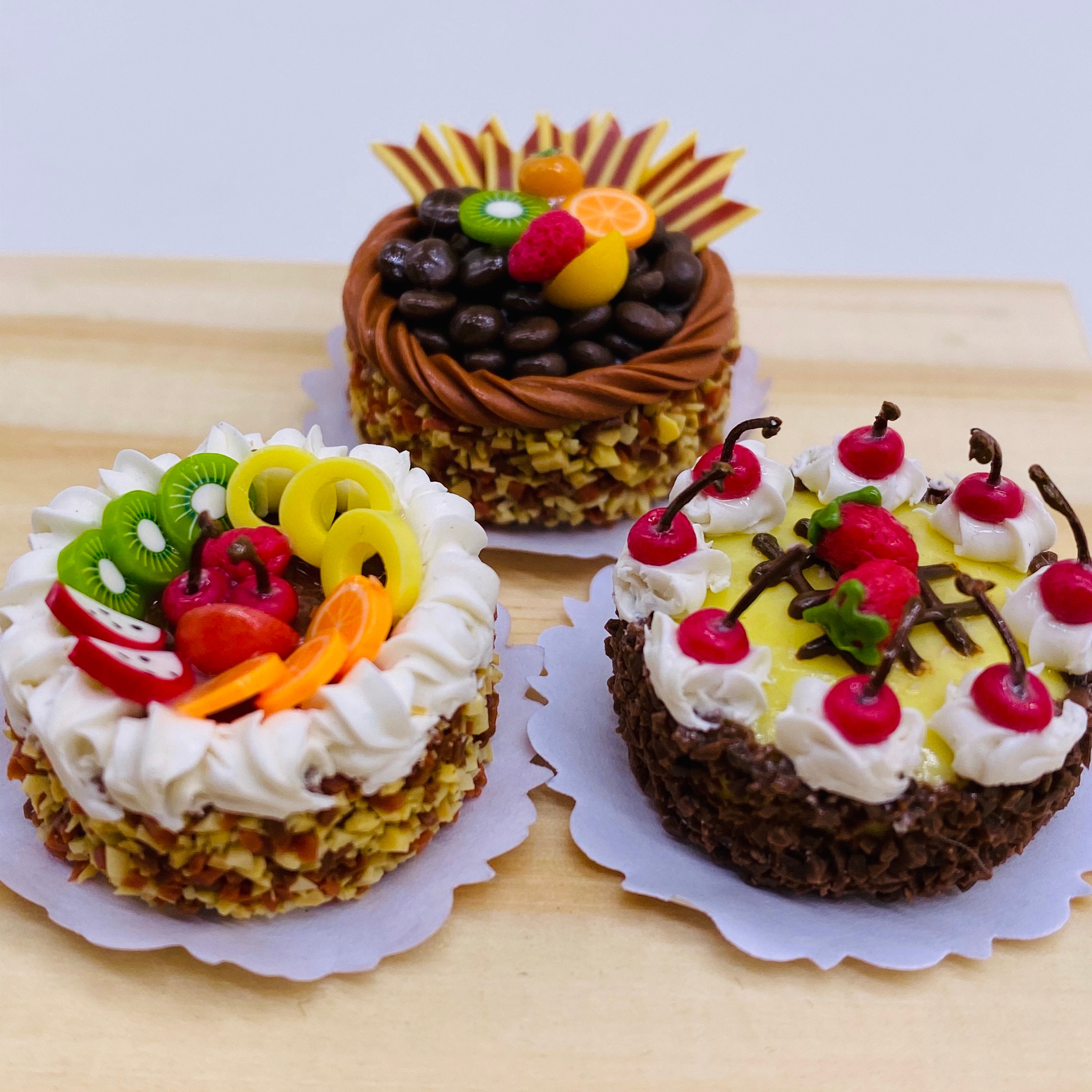 Miniature Cake Miniature Fake Food Miniature Sweet - Etsy