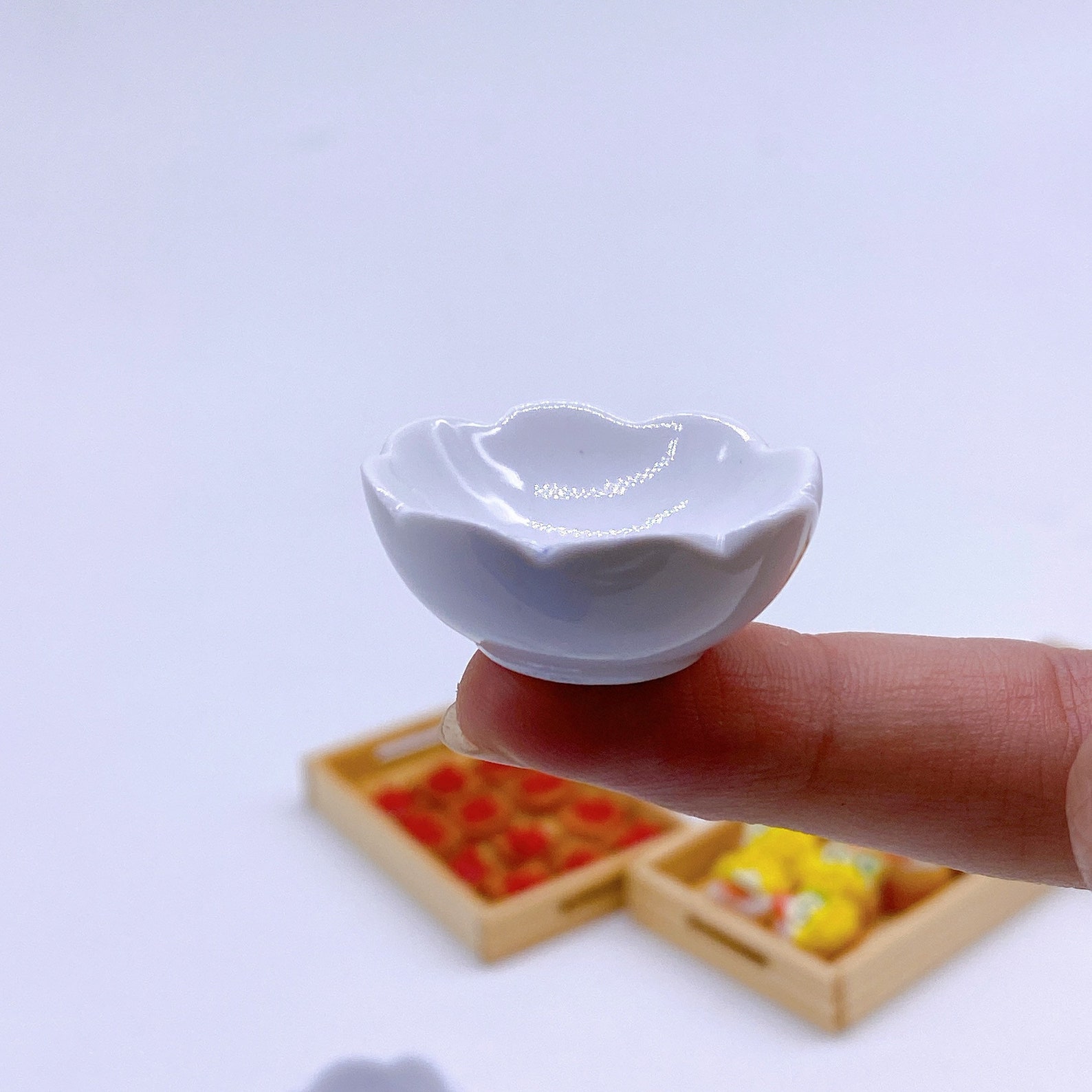 10 pieces Miniature Ceramic Bowl 30 mm. decorate for kitchen | Etsy