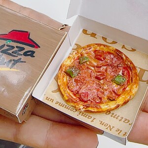 Miniature Fake Pizza,miniature Food, Miniature Bakery, Miniature Sweet ...