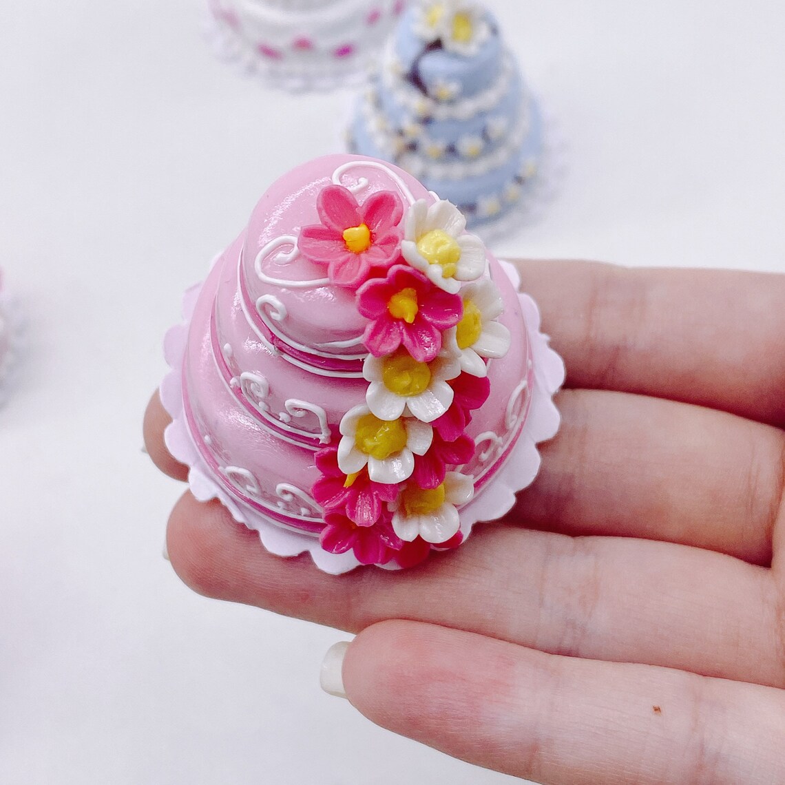 Miniature 3 Layer Sweet Cake Miniature Sweet Cake for - Etsy