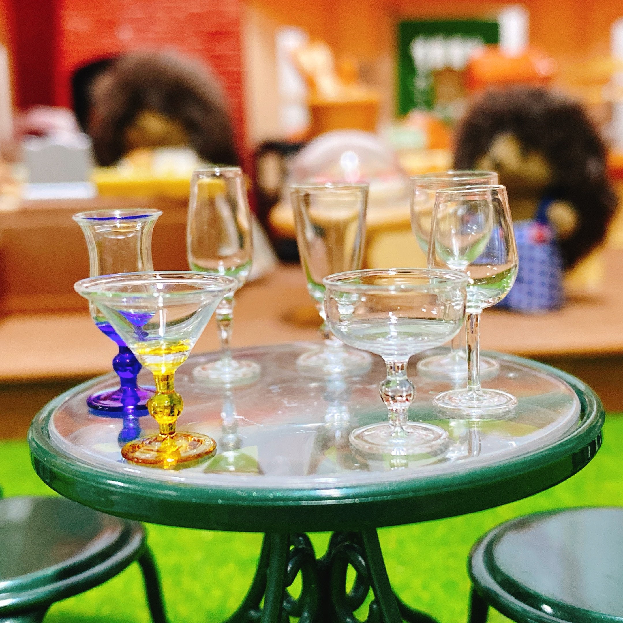 7 Pieces Miniature Glass Miniature Glasses Mixes Pattern - Etsy