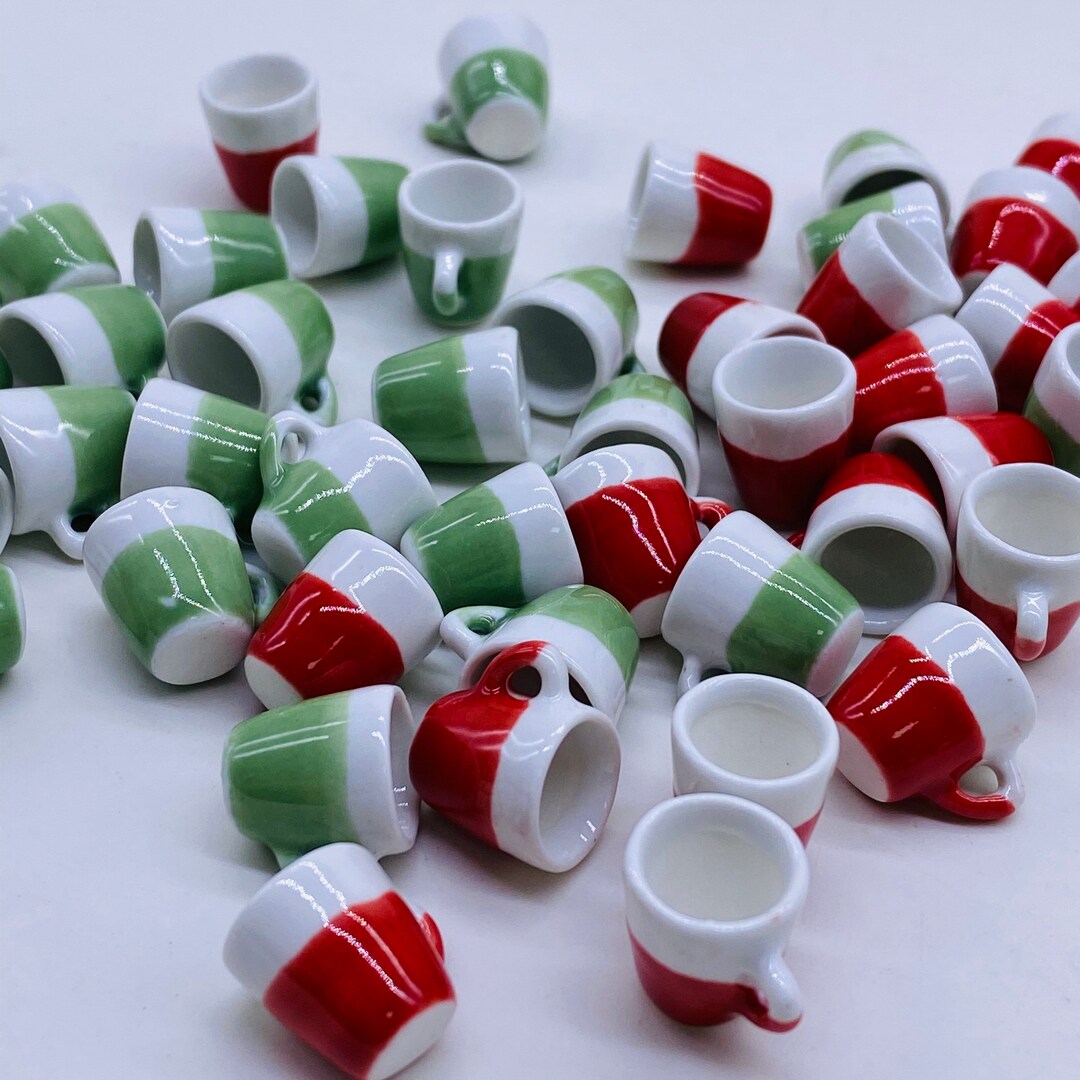 10 Pieces Miniature Ceramic Mug, Miniature Mug, Miniature Sweet, Cups ...