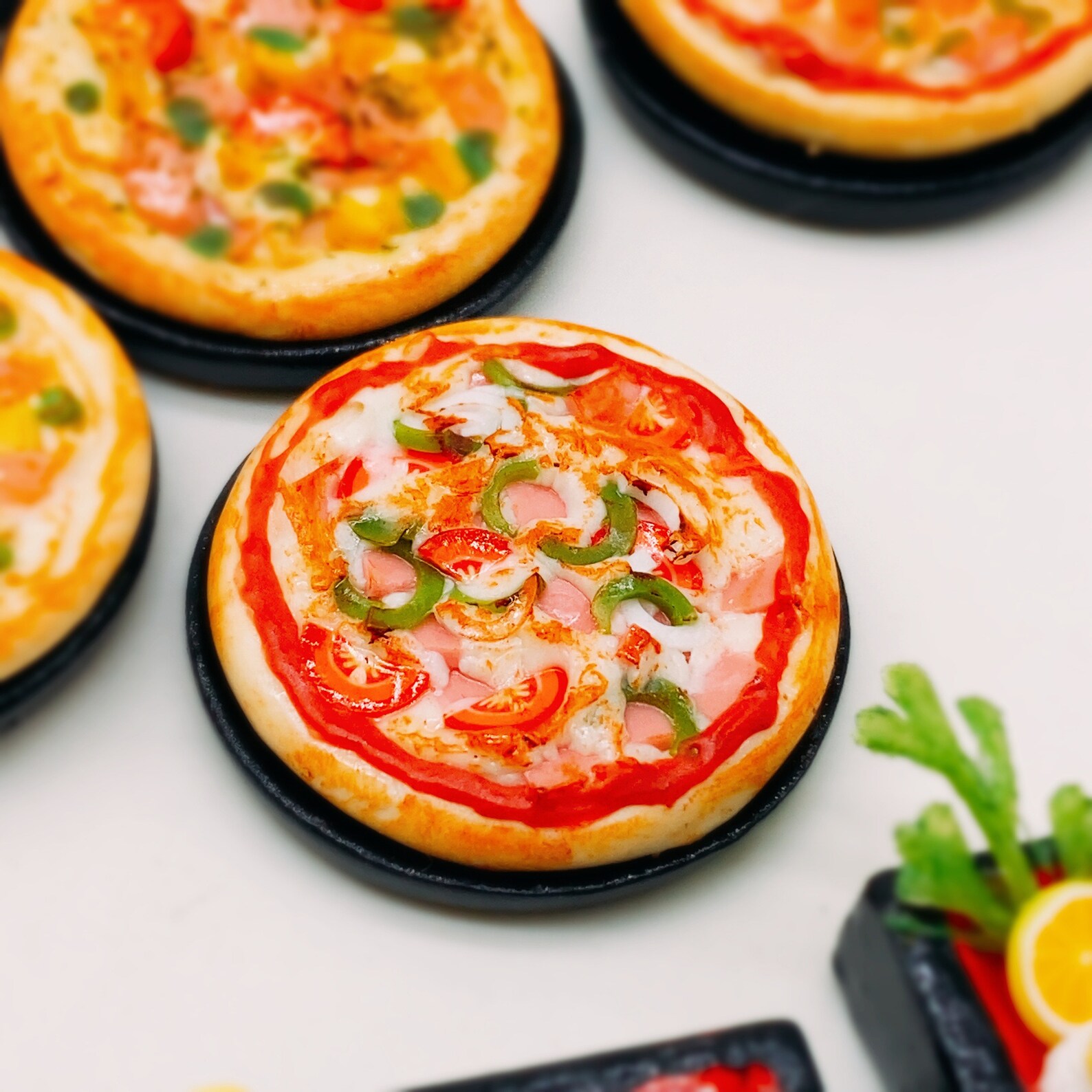 Miniature Fake Pizzaminiature Food Miniature Bakery - Etsy