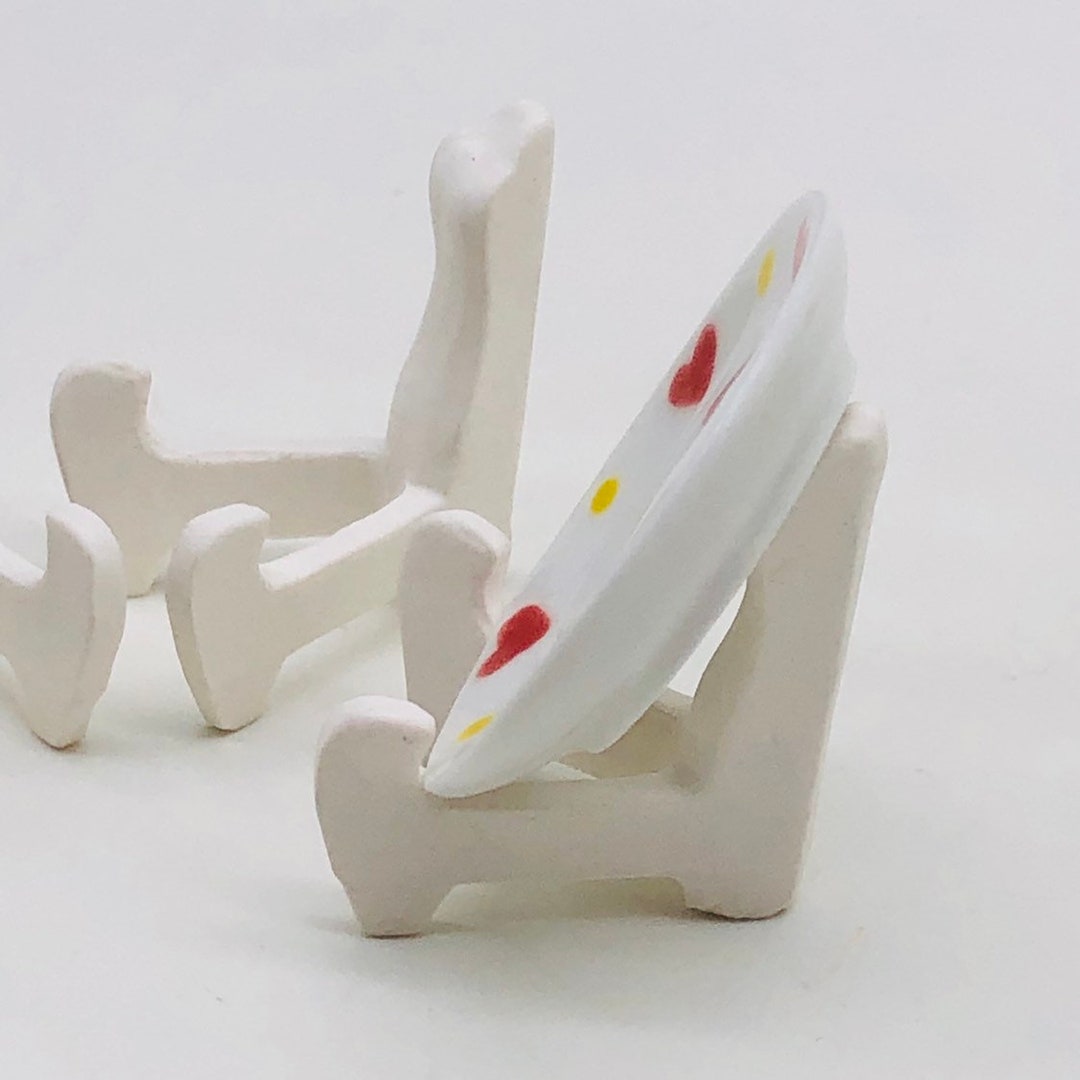 20 Pieces Miniature Stand Plate ,miniature Ceramic Stand, Miniature ...