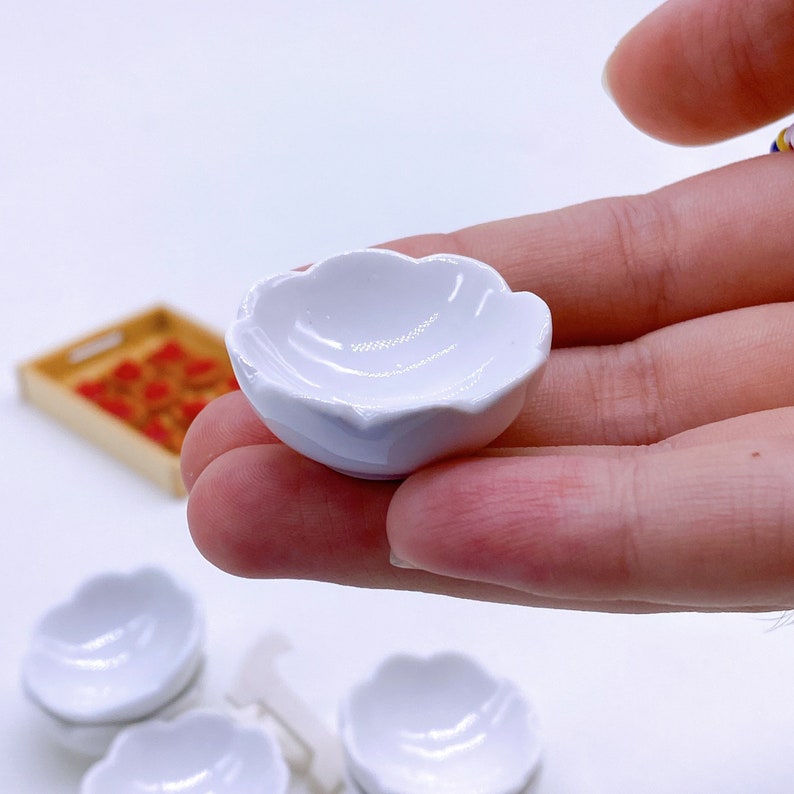 10 Pieces Miniature Ceramic Bowl 30 Mm. Decorate for Kitchen - Etsy
