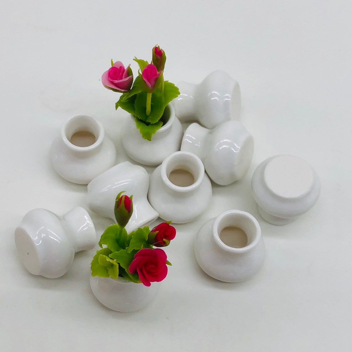 10 Pieces Miniature Ceramic Vase Miniature Pot Miniature - Etsy Australia