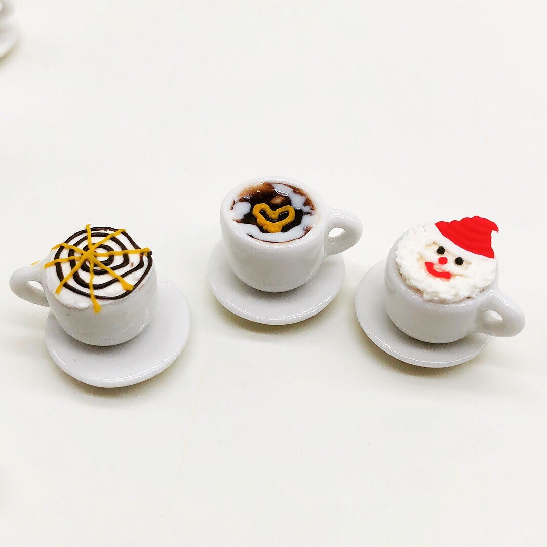 Miniature Coffee Cupminiature Beverageminiature - Etsy