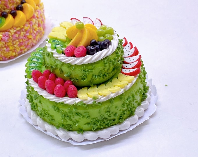 Miniature 2 Layer Fruit Cake Miniature Sweet Cake for - Etsy