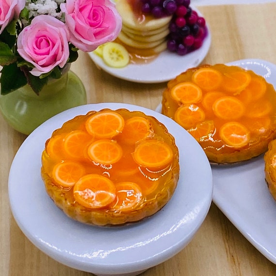 Miniature Tart Miniature Fake Food Miniature Bakery | Etsy