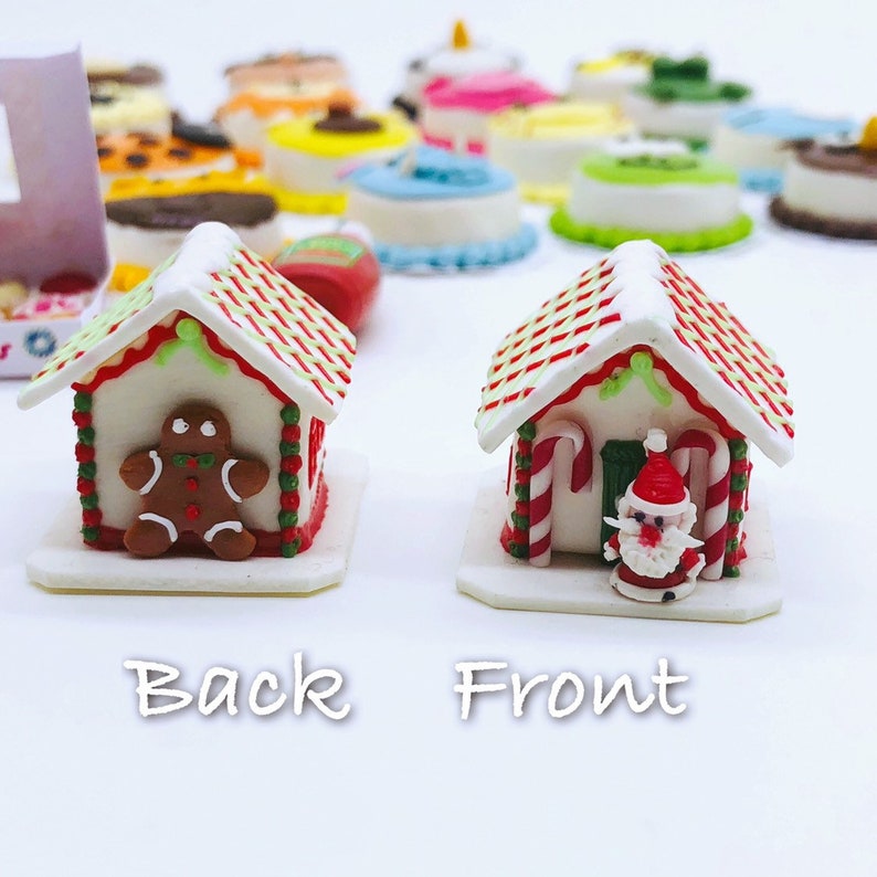 Miniature Gingerbread House 3dminiature Christmas | Etsy
