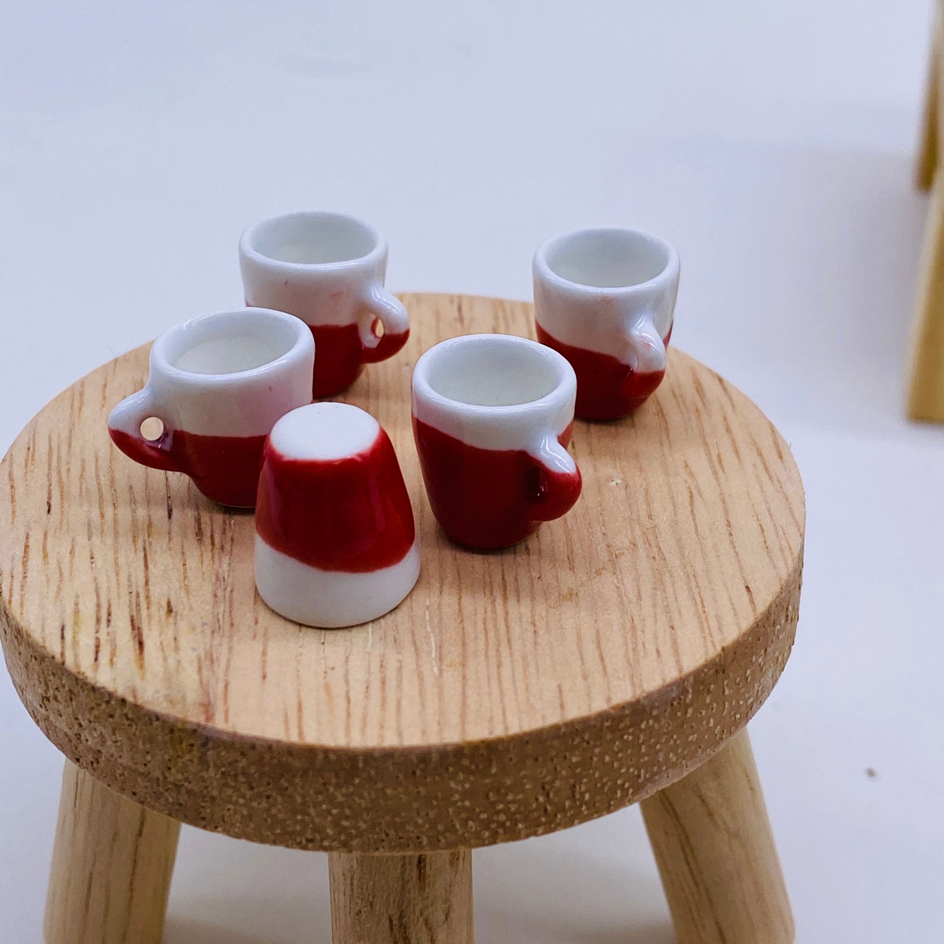 10 Pieces Miniature Ceramic Mug Miniature Mug Miniature | Etsy