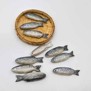 5 Pieces Miniature Fish Look Beautiful and Realistic for Garden Houses ...