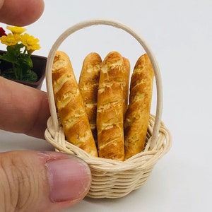 10 Pieces Miniature Bread,miniature Bakery,miniature Sweet,dolls and ...